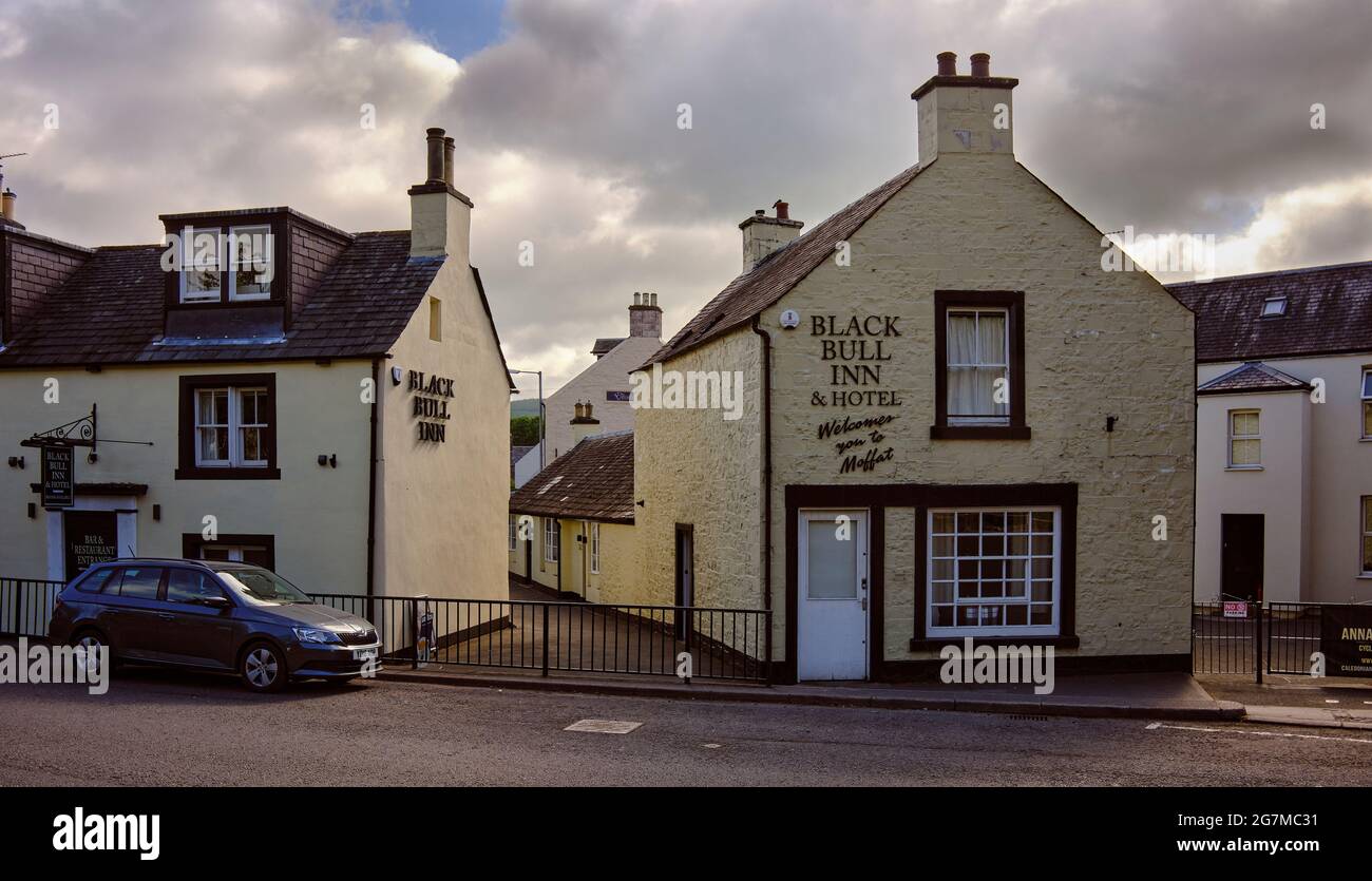 Moffat black bull inn hi-res stock photography and images - Alamy