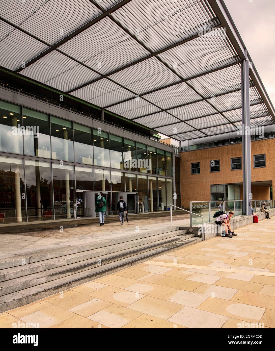 Frontage of Said Business School, Oxford; named after benefactor Wafic ...