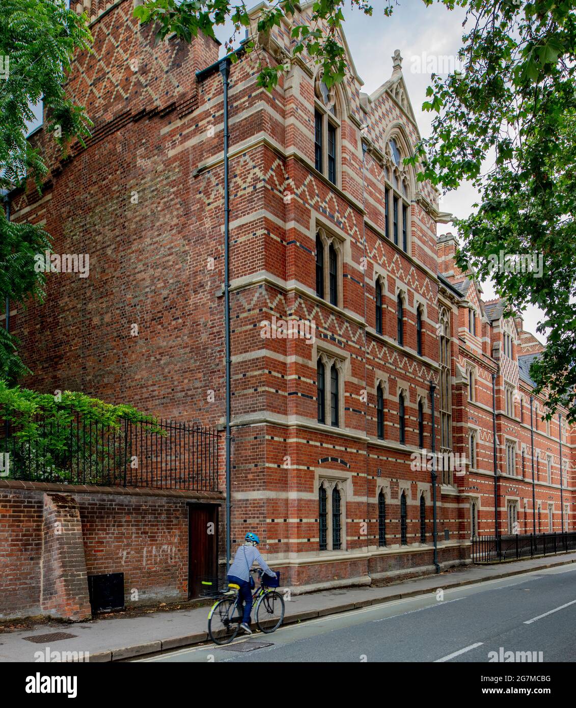 Keble College, Oxford, seen from Parks Road; designed by William ...