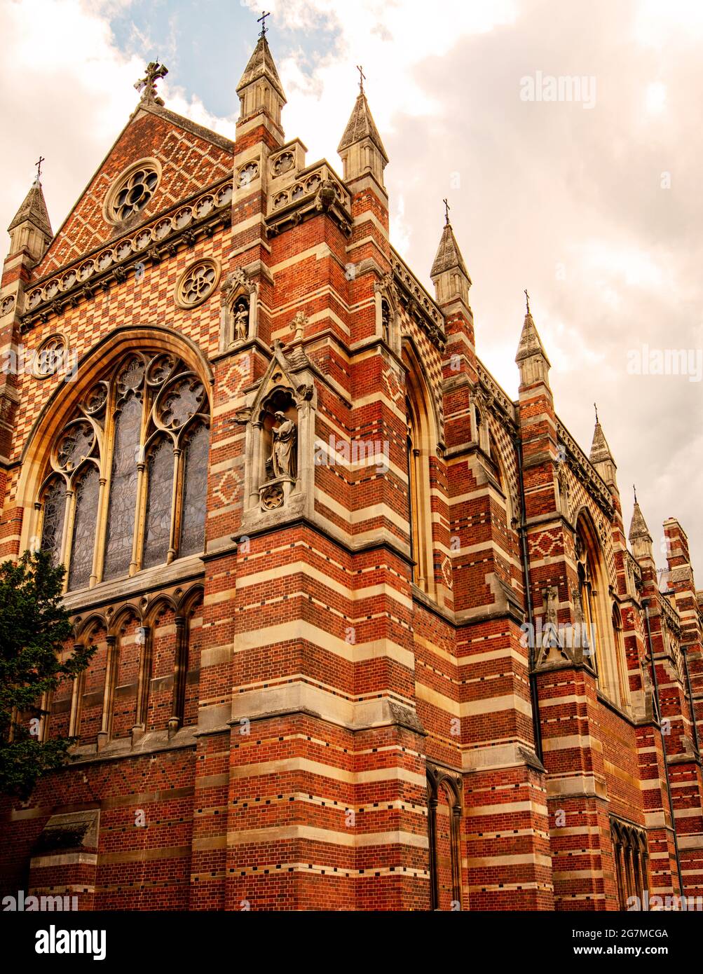 Keble College, Oxford, seen from Parks Road; designed by William ...