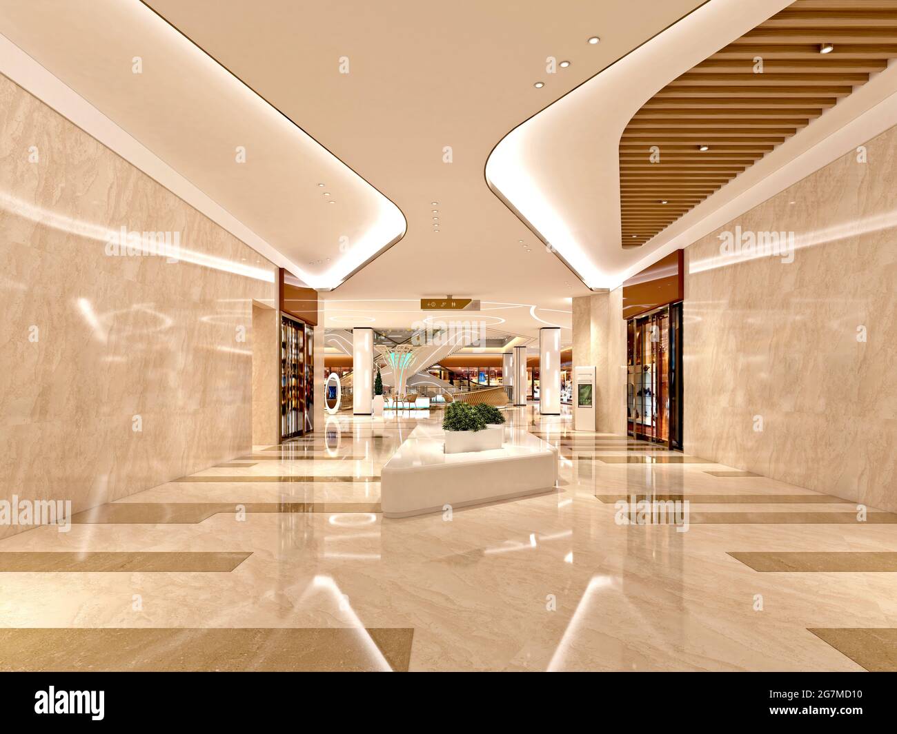 3d render of shopping mall Stock Photo - Alamy
