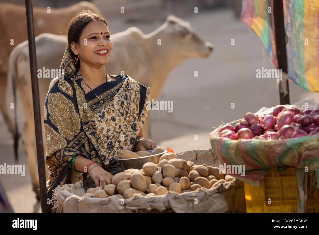 Rural indian village street shop hi-res stock photography and images ...