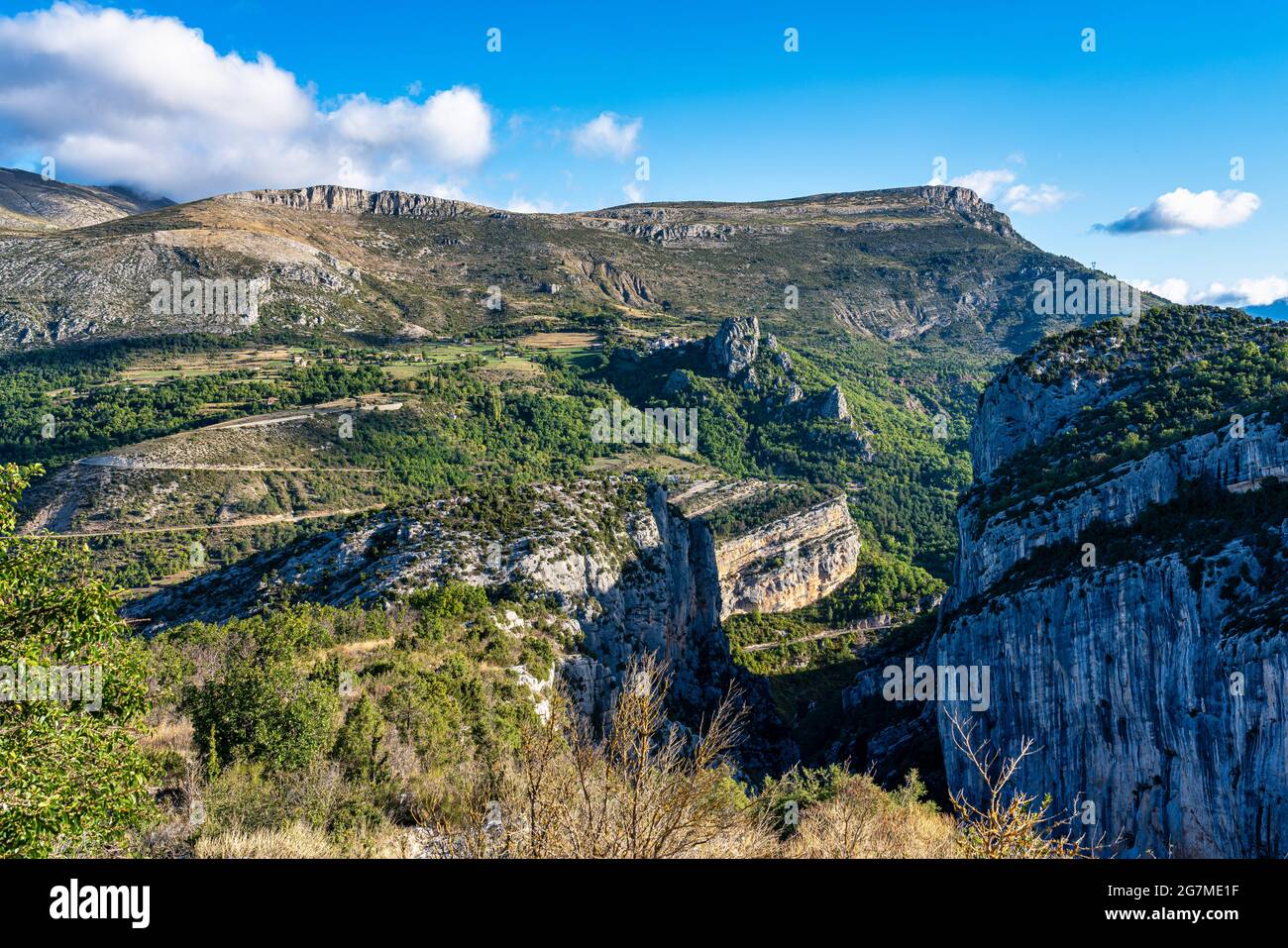 Verdon Gorge, Gorges du Verdon, amazing landscape of the famous canyon ...