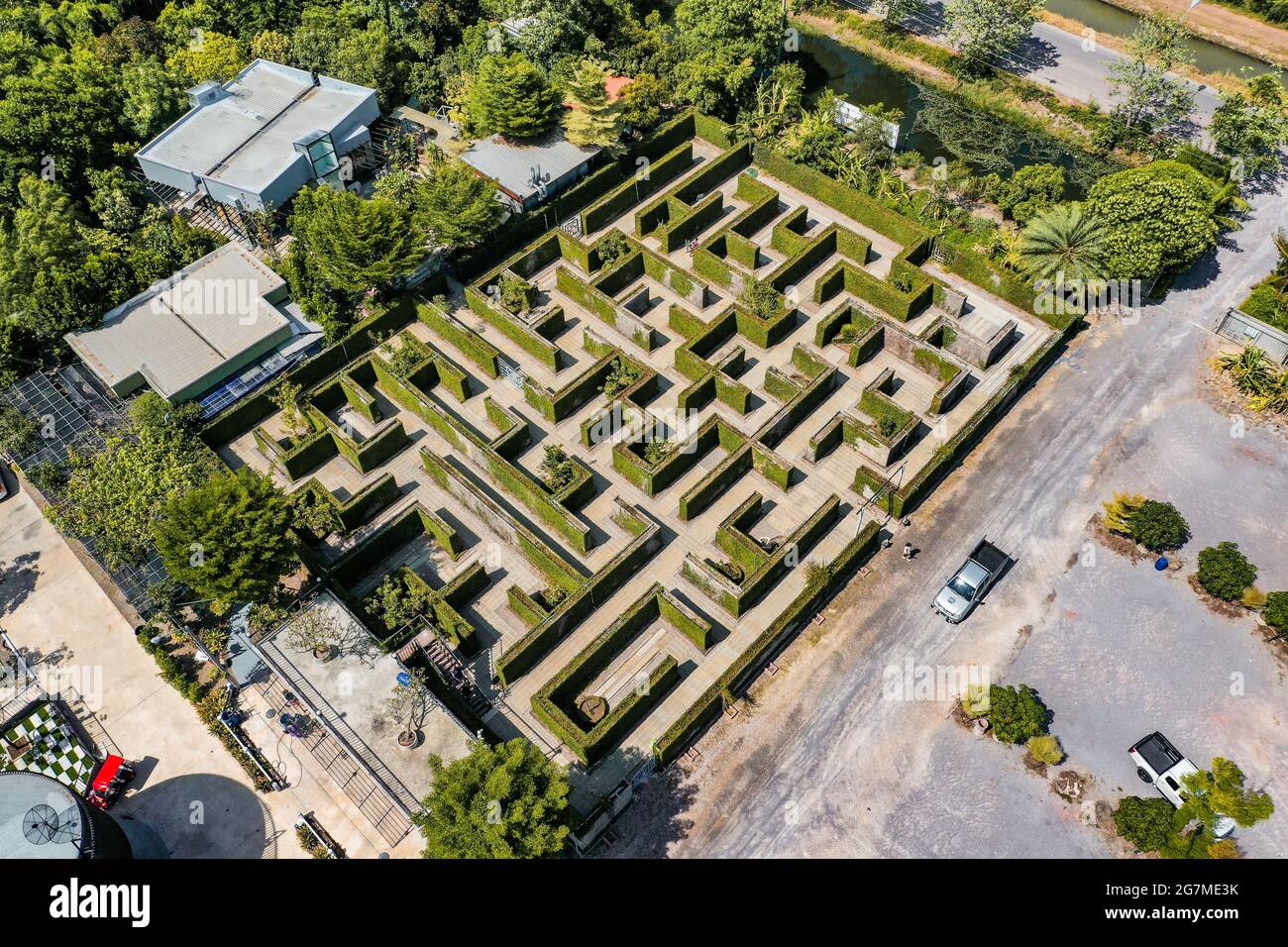 Secret Space Maze in Ratchaburi, Thailand, south east asia Stock Photo ...