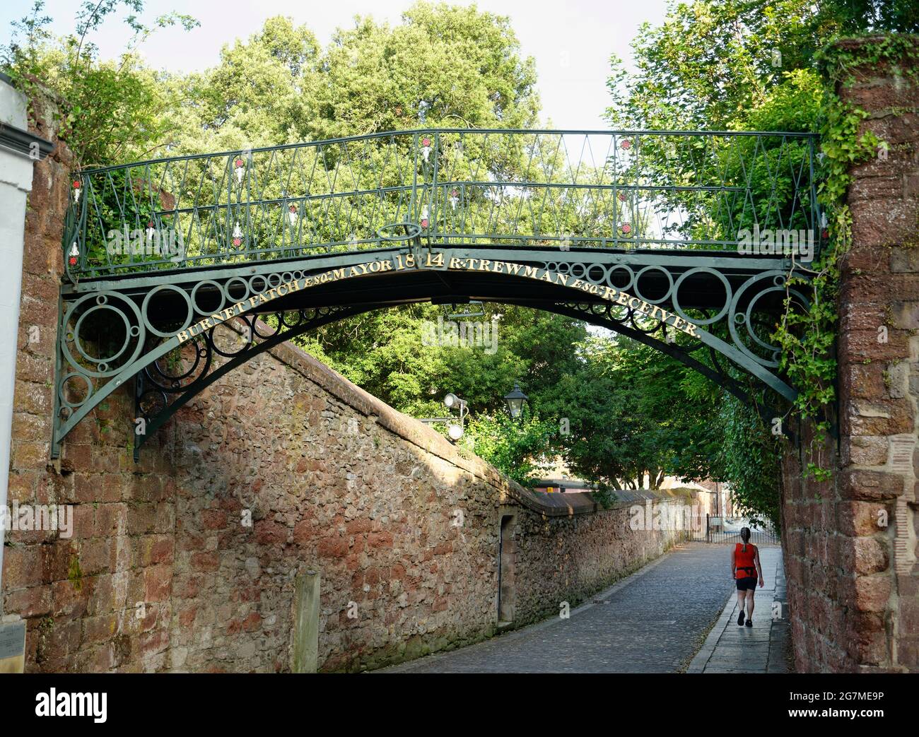Wrought iron bridge hi-res stock photography and images - Alamy