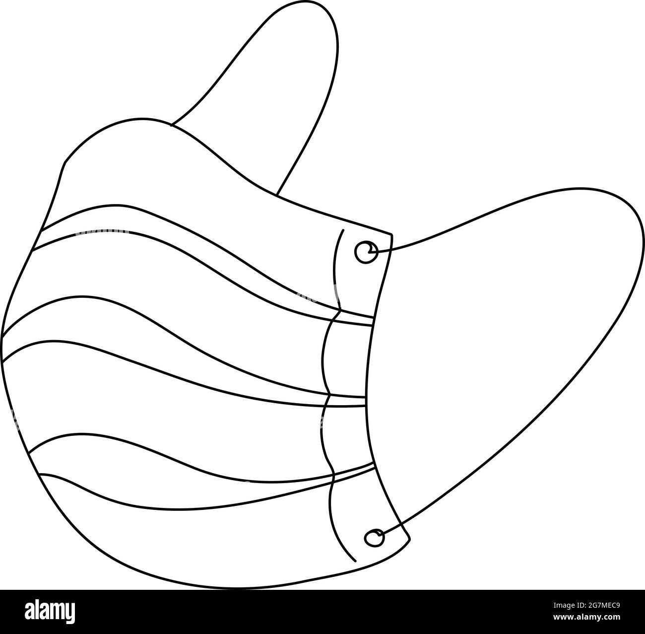 Medical mask icon vector transparent, black line drawing Stock Vector ...