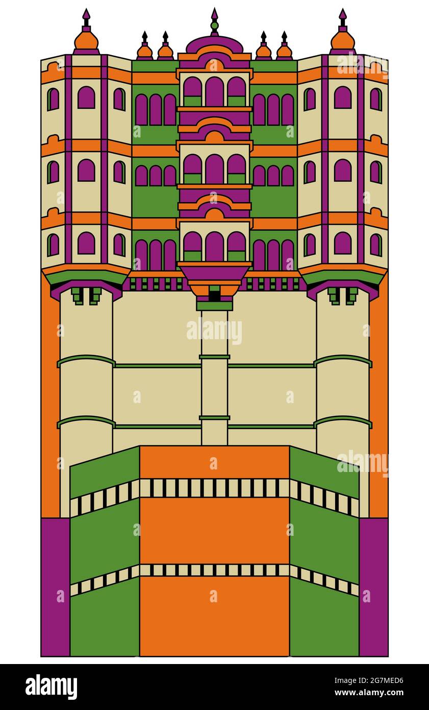 A traditional Indian Architectural building Stock Photo - Alamy