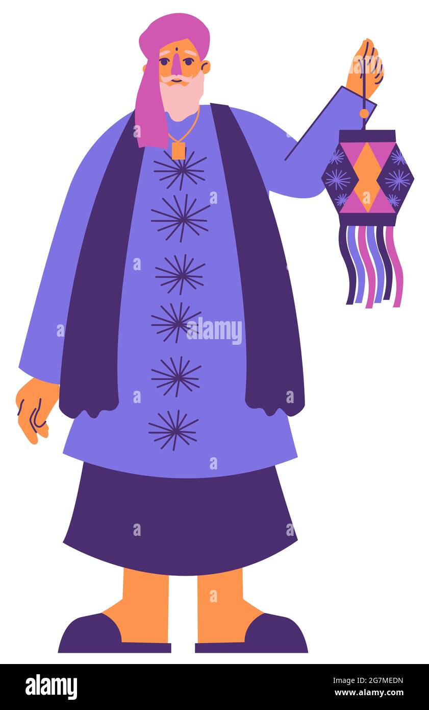 Indian festival man Cut Out Stock Images & Pictures - Alamy