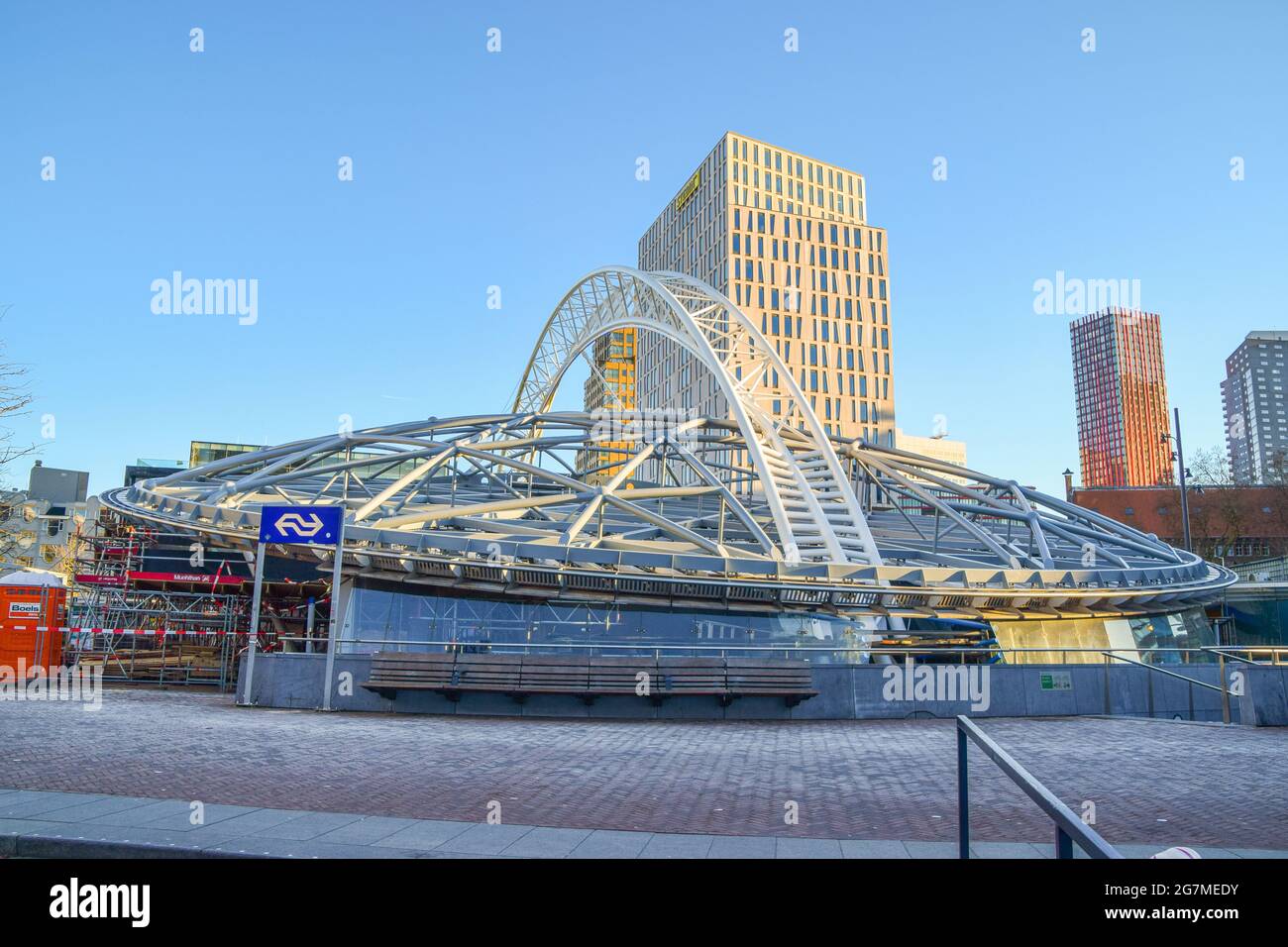 Rotterdam Blaak station exterior, Netherlands Stock Photo - Alamy