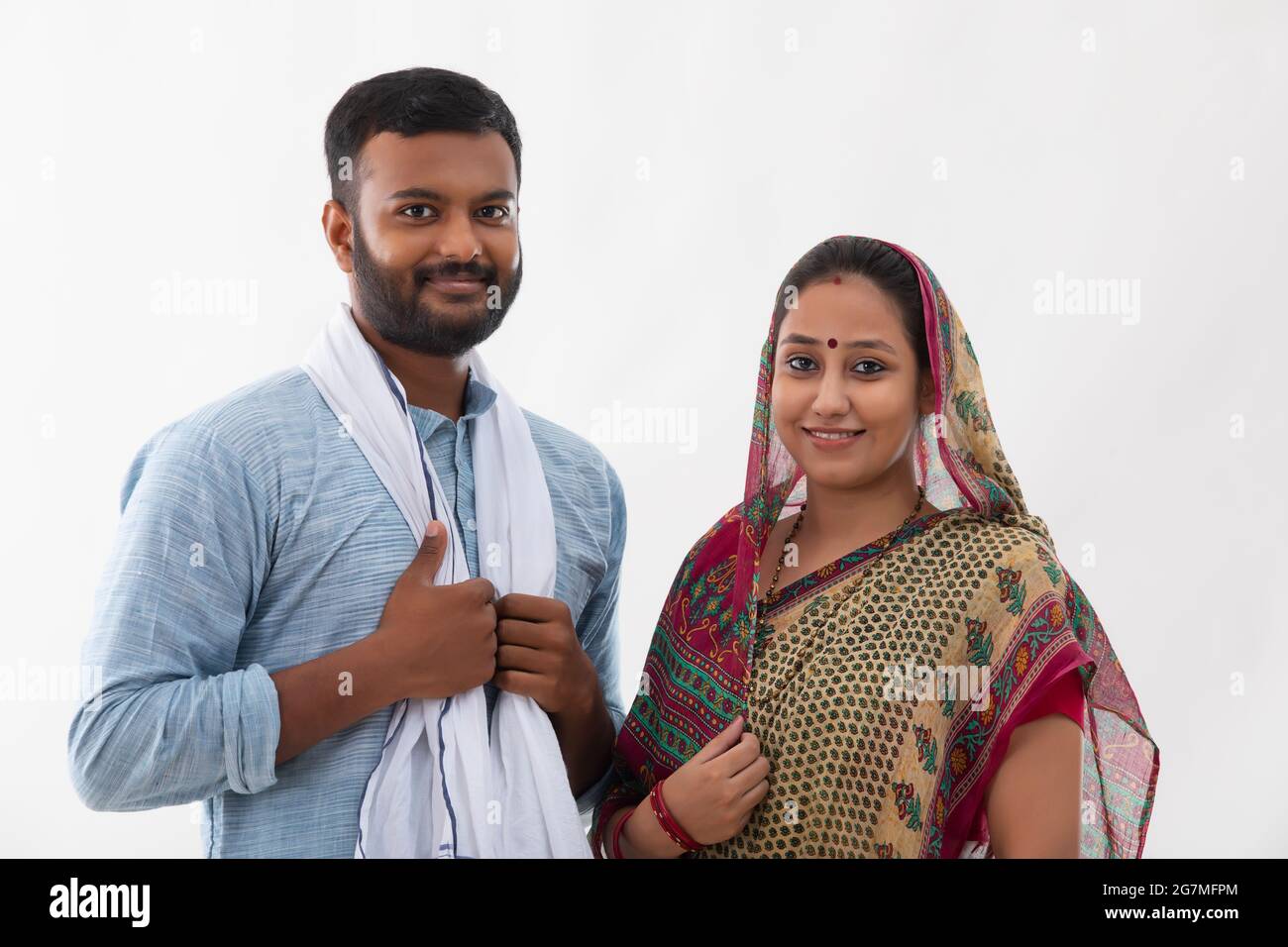PORTRAIT OF A RURAL MAN AND WOMAN SMILING AT CAMERA Stock Photo - Alamy