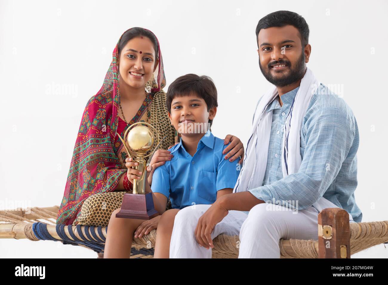 Posing with the trophy hi-res stock photography and images - Alamy