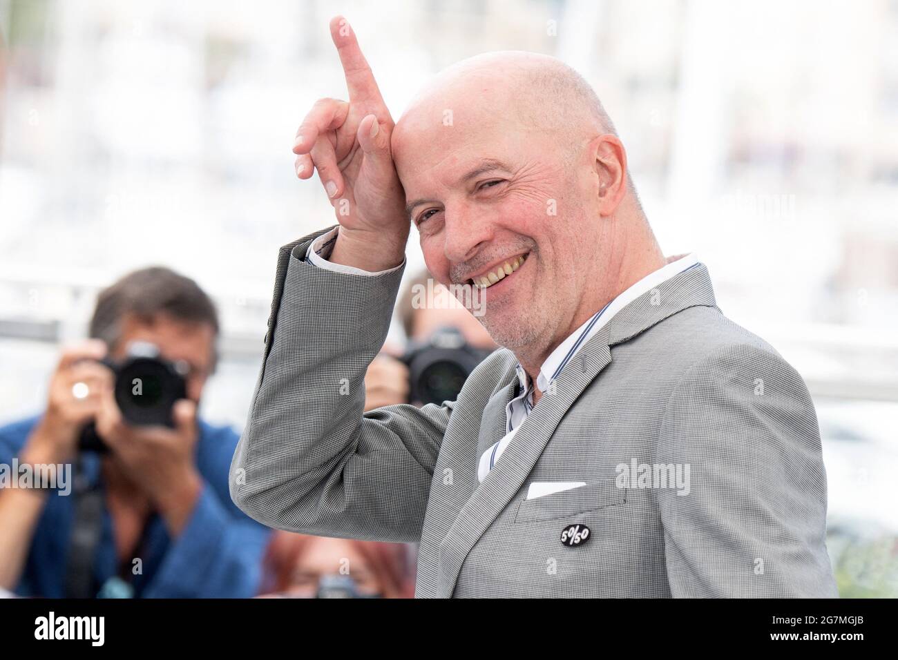 Cannes, France, 15th July 2020. Director Jacques Audiard attends the ...