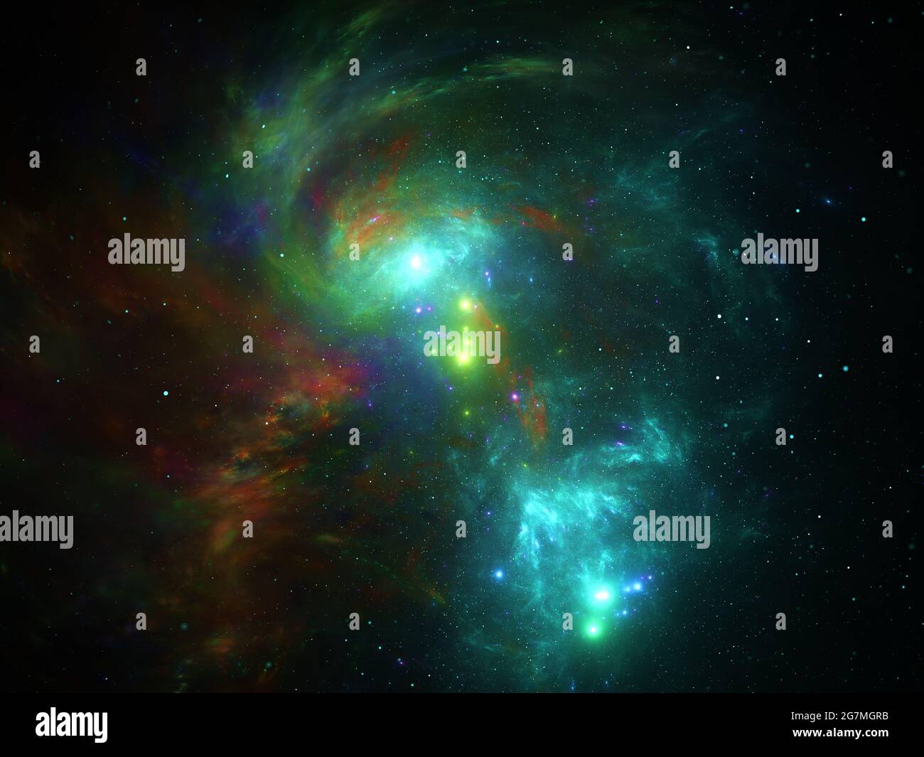 realistic nebula galaxy useful as a background Stock Photo - Alamy