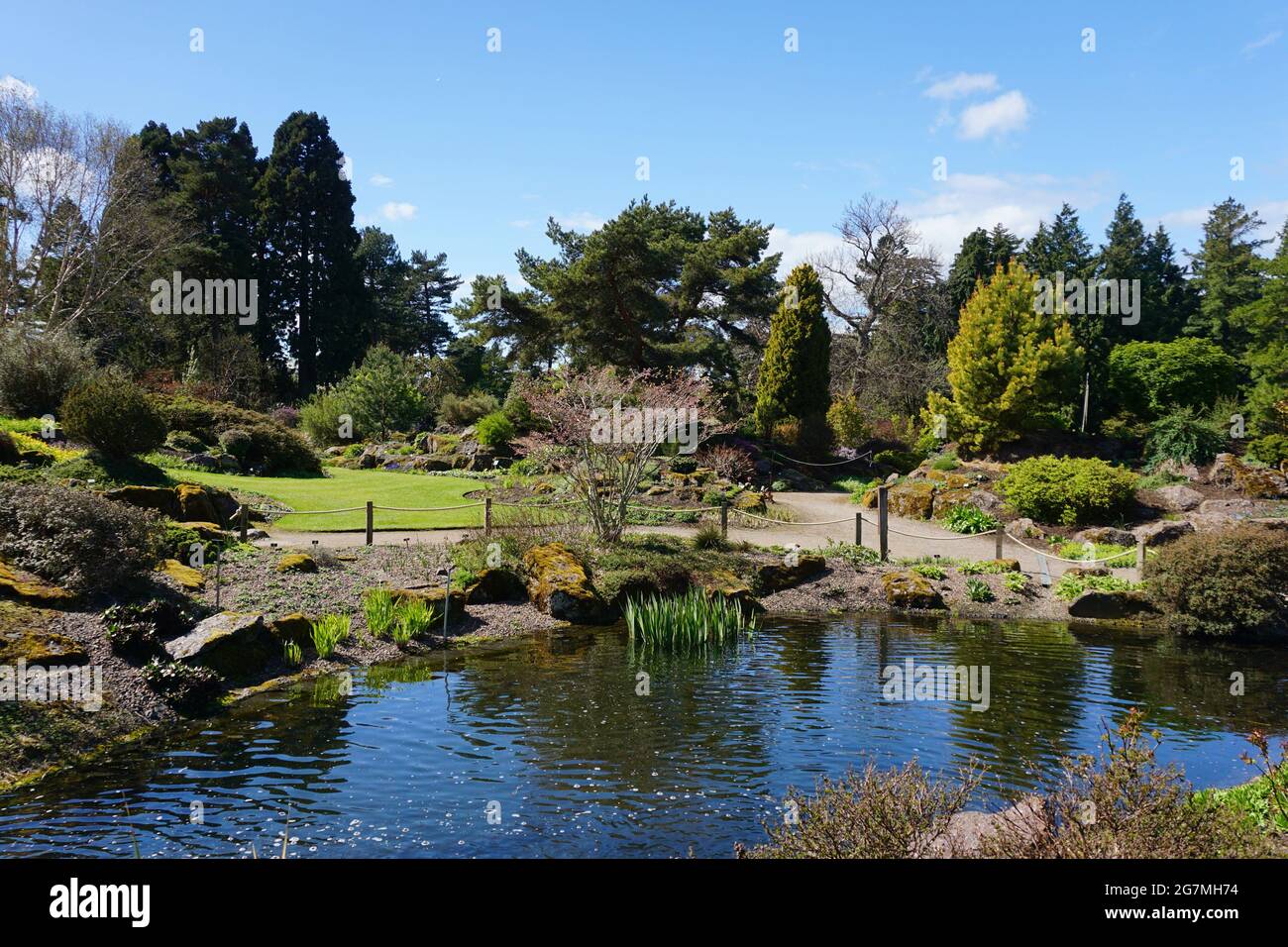 Edinburgh botanical gardens Stock Photo - Alamy