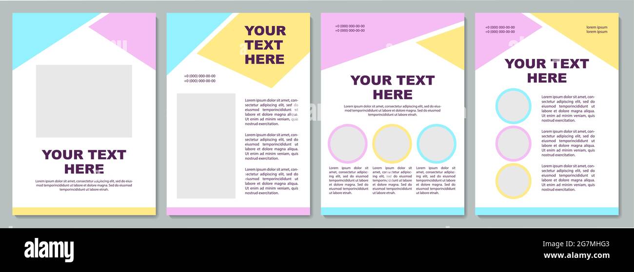 Creative unique brochure template Stock Vector Image & Art - Alamy