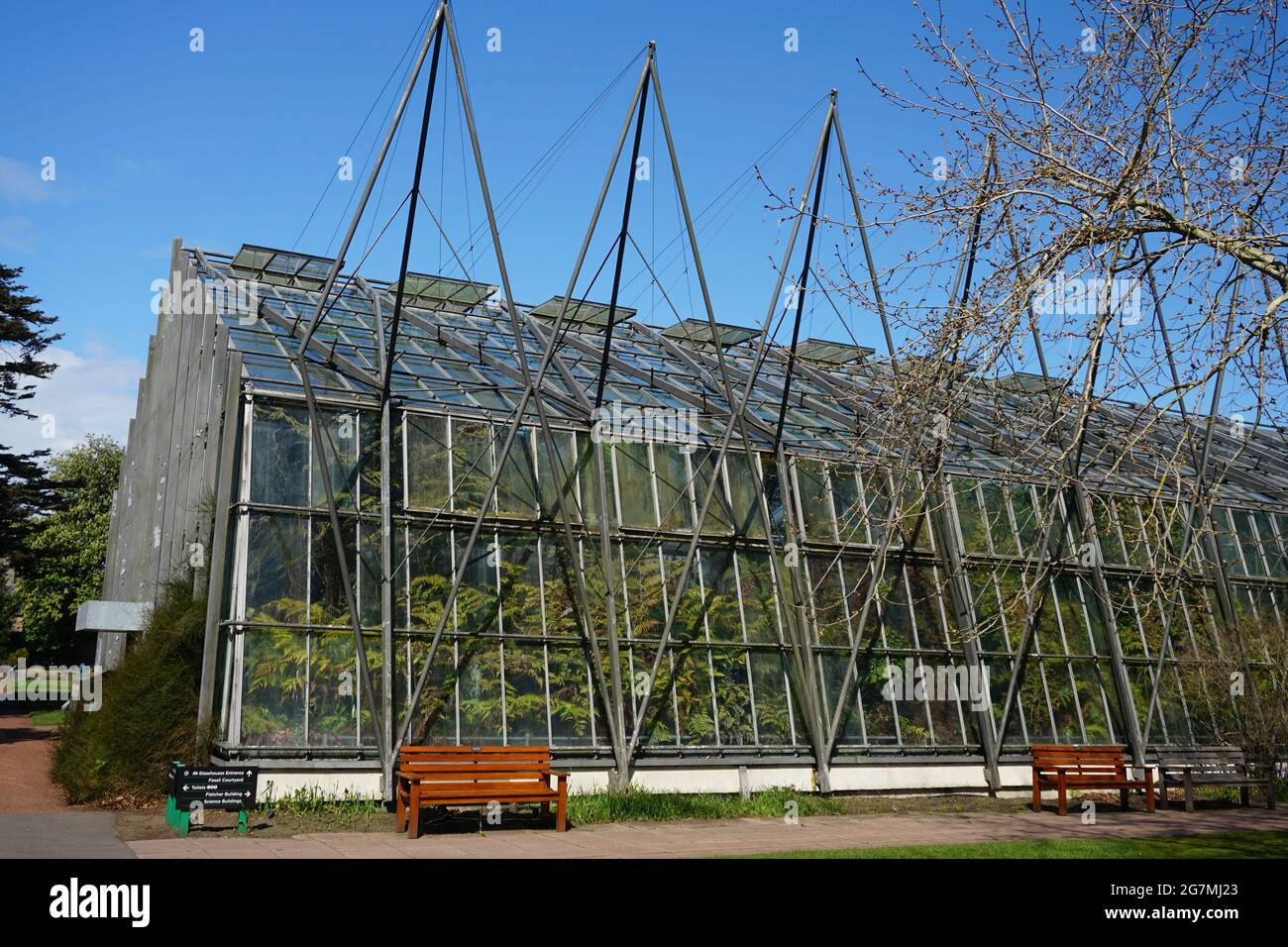 Edinburgh botanical gardens Stock Photo - Alamy