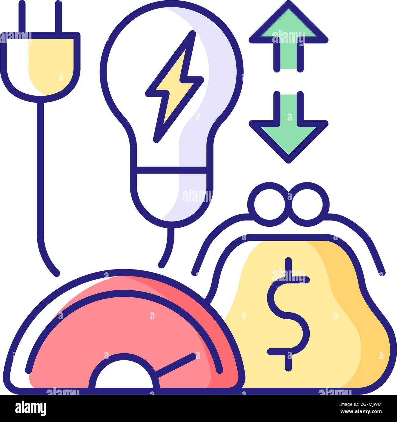 Efficiency program Stock Vector Images - Alamy