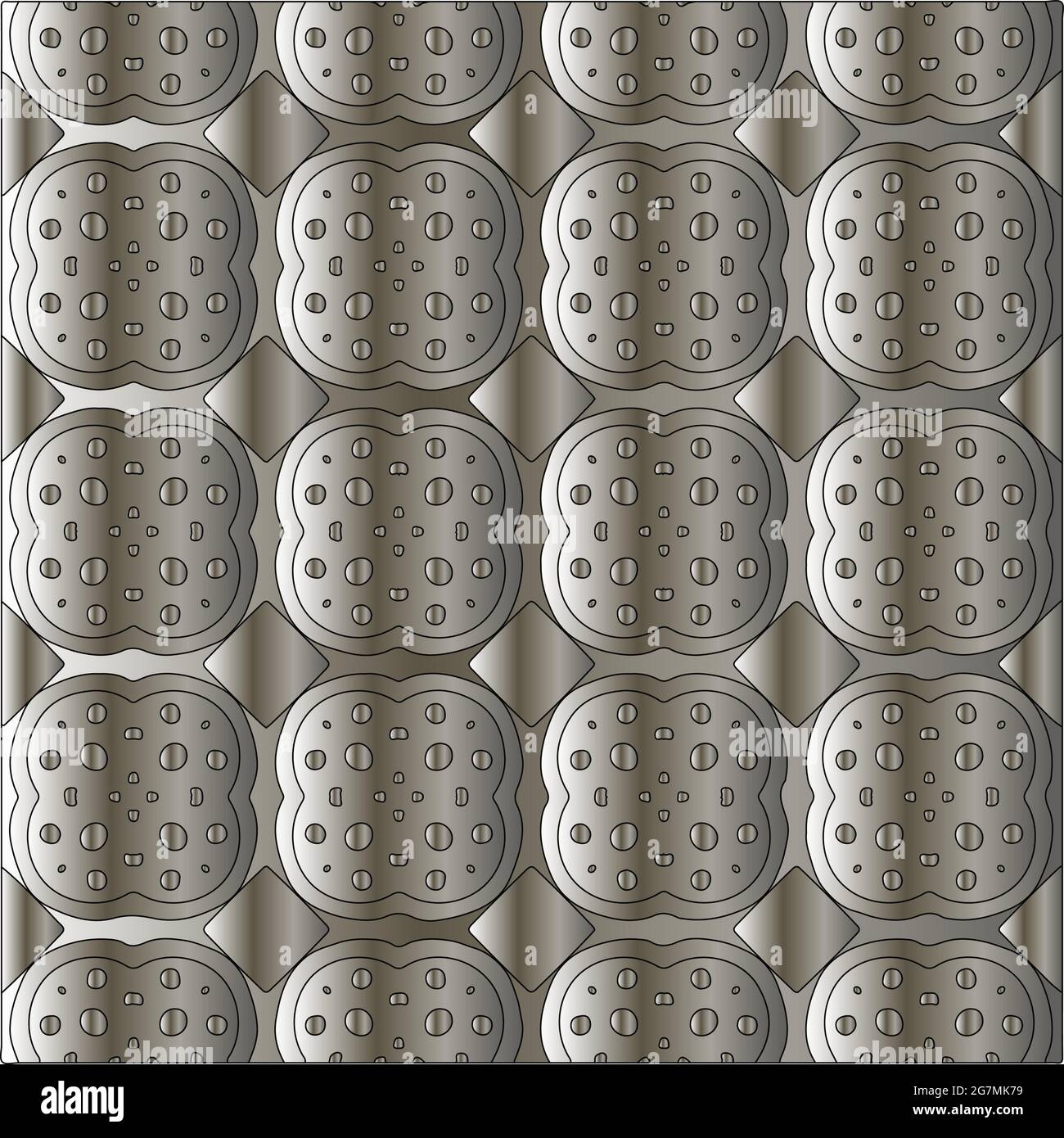 steel metallic gradient with a repeating pattern. Abstract metallic ...