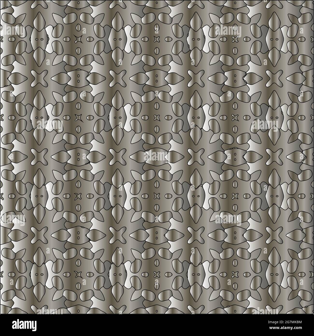 steel metallic gradient with a repeating pattern. Abstract metallic ...