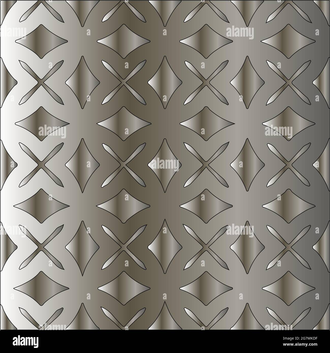 Steel Metallic Gradient With A Repeating Pattern Abstract Metallic Background Stock Vector