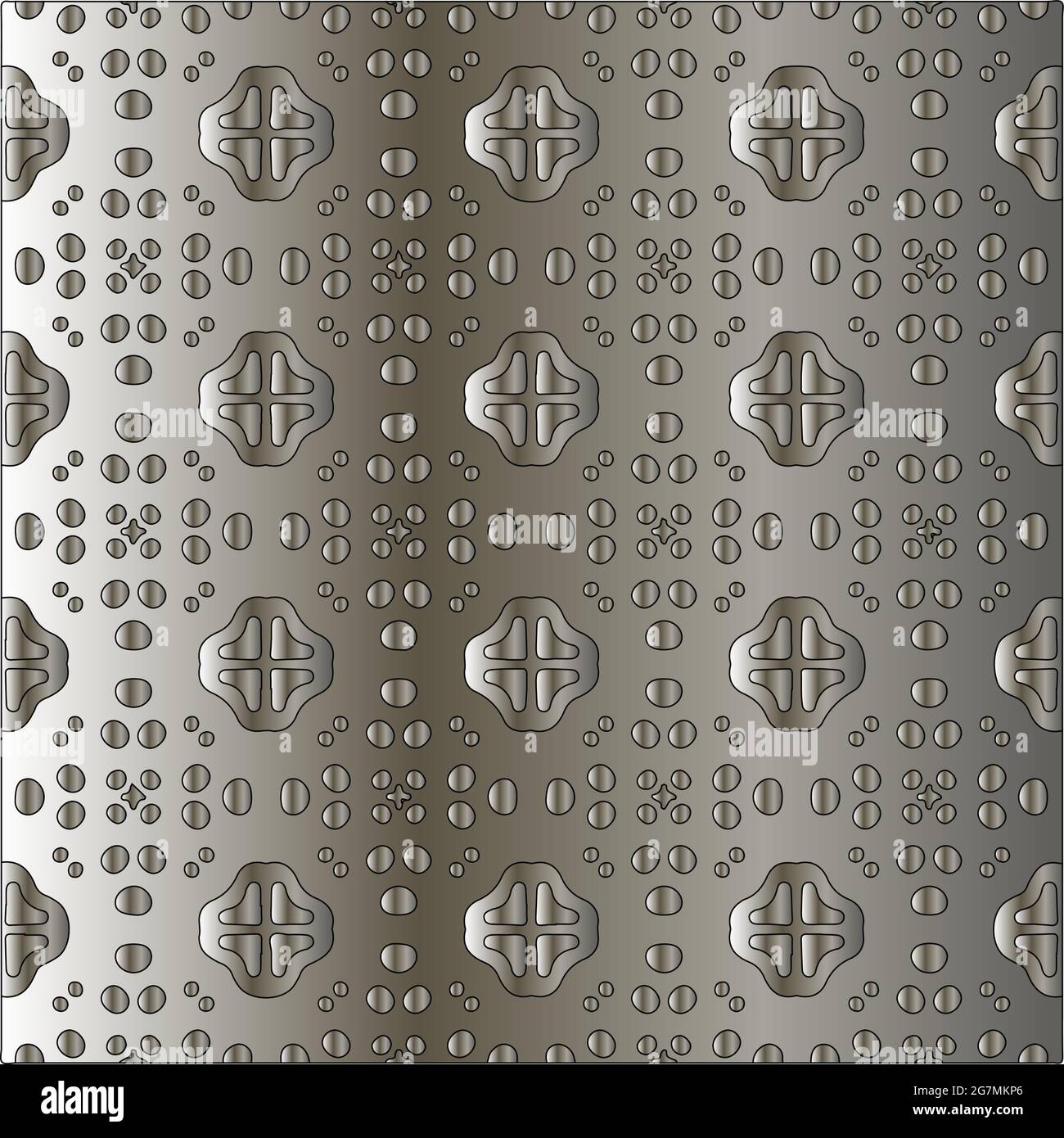 steel metallic gradient with a repeating pattern. Abstract metallic ...