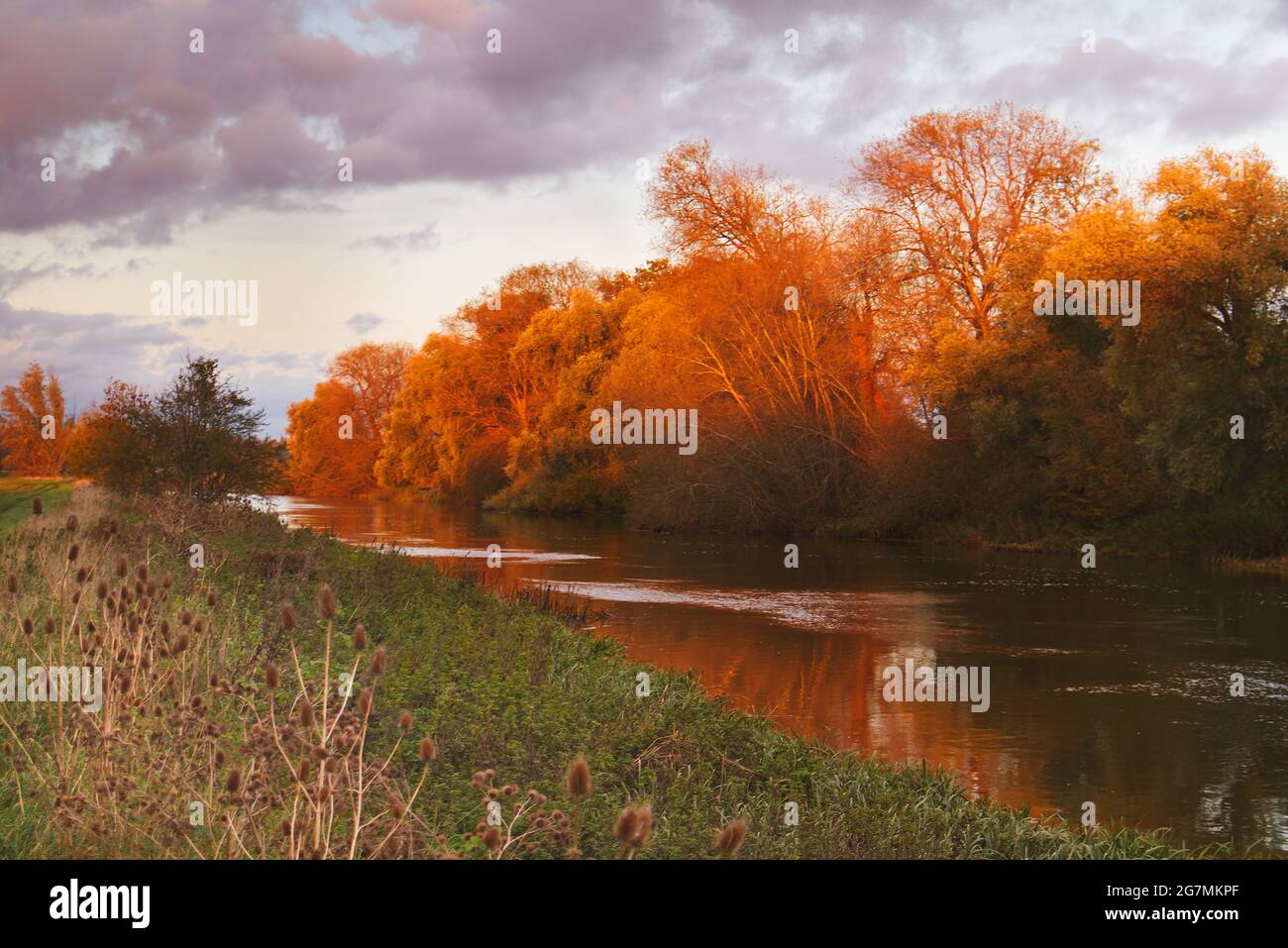 Great Sunset Colours High Resolution Stock Photography and Images - Alamy