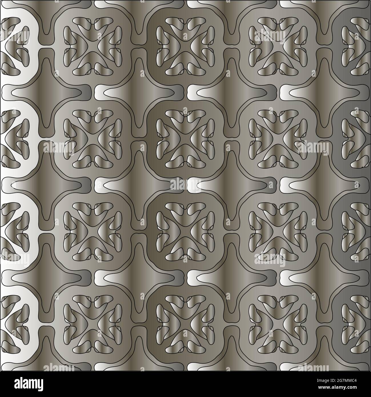 steel metallic gradient with a repeating pattern. Abstract metallic ...