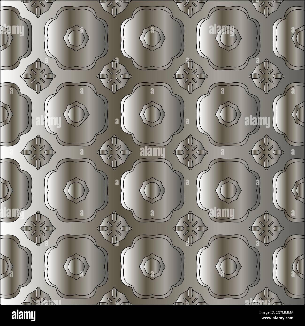 steel metallic gradient with a repeating pattern. Abstract metallic ...