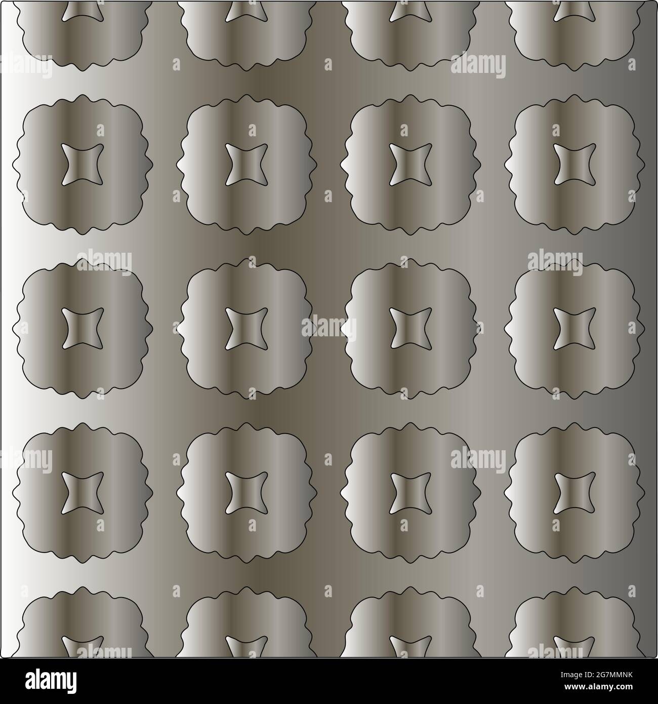 steel metallic gradient with a repeating pattern. Abstract metallic ...