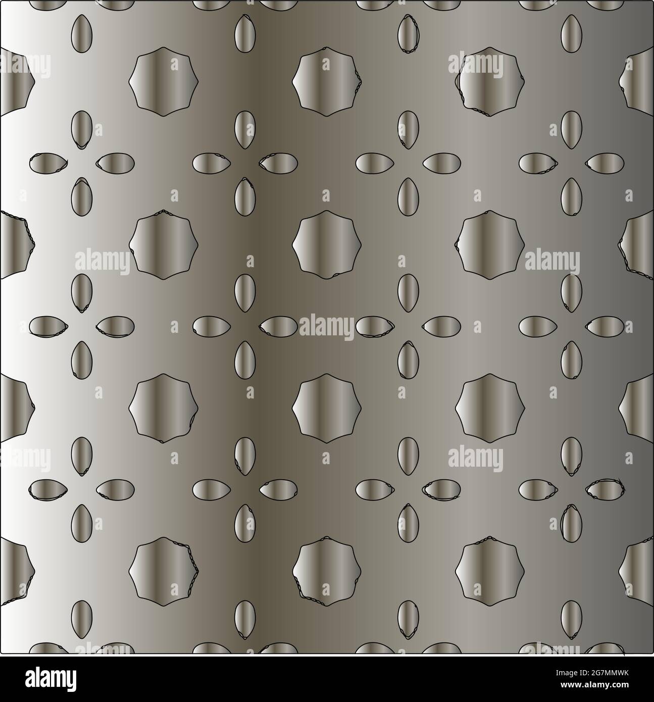 steel metallic gradient with a repeating pattern. Abstract metallic ...