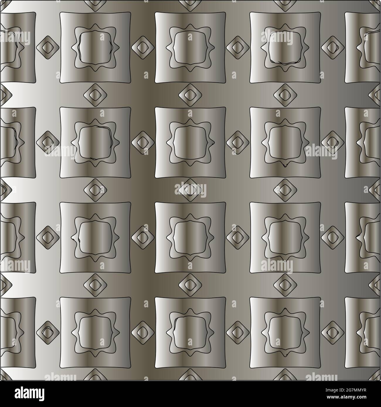 steel metallic gradient with a repeating pattern. Abstract metallic ...