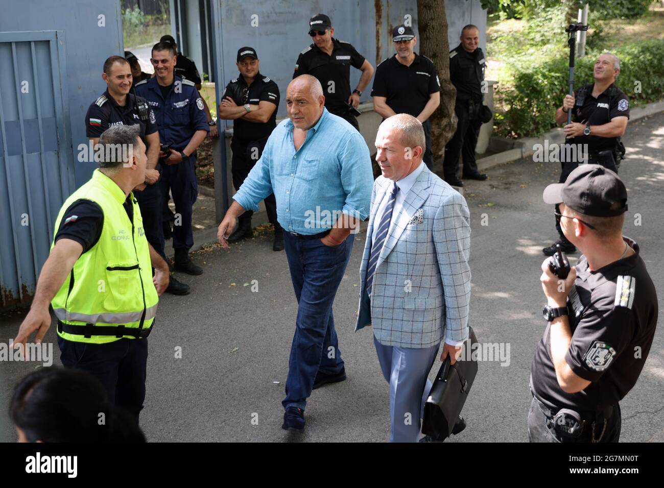 Sofia, Bulgaria - 15 July, 2021: Former Bulgarian Prime Minister and ...