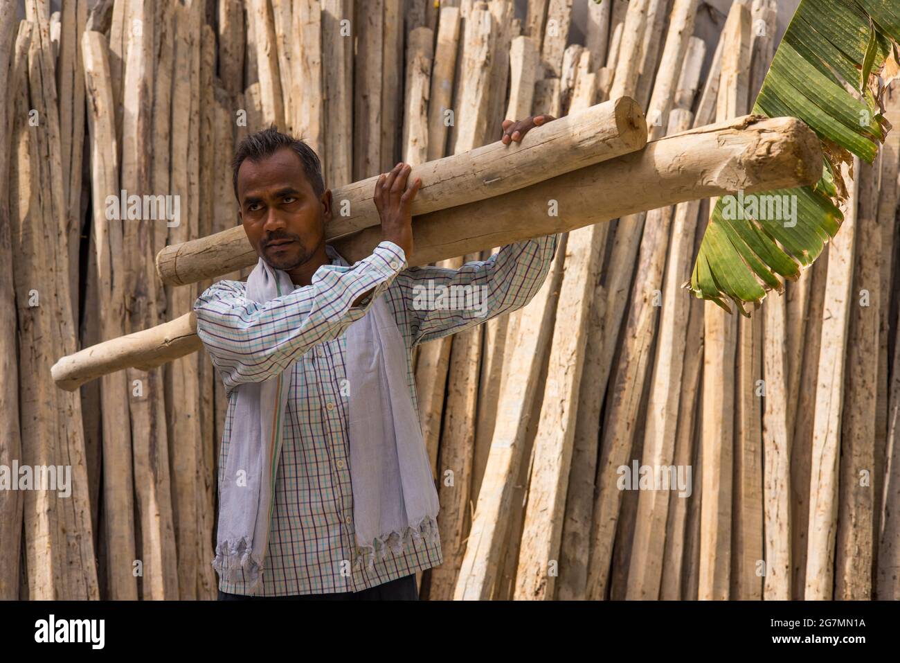 Construction labourer carrying hi-res stock photography and images - Alamy