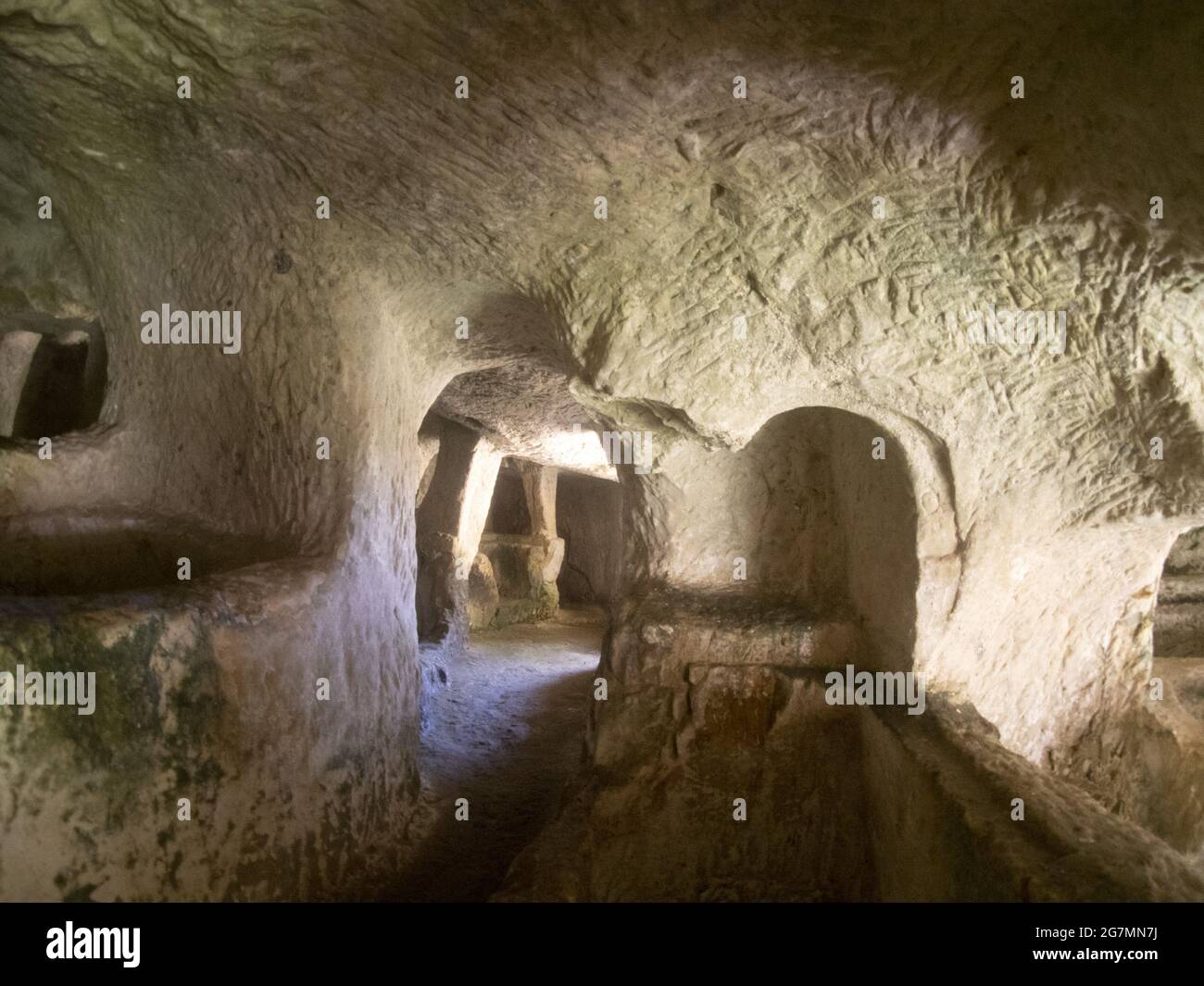 Palazzolo Acreide Latomie Stone Quarries old roman Tombs Sicily Italy ...