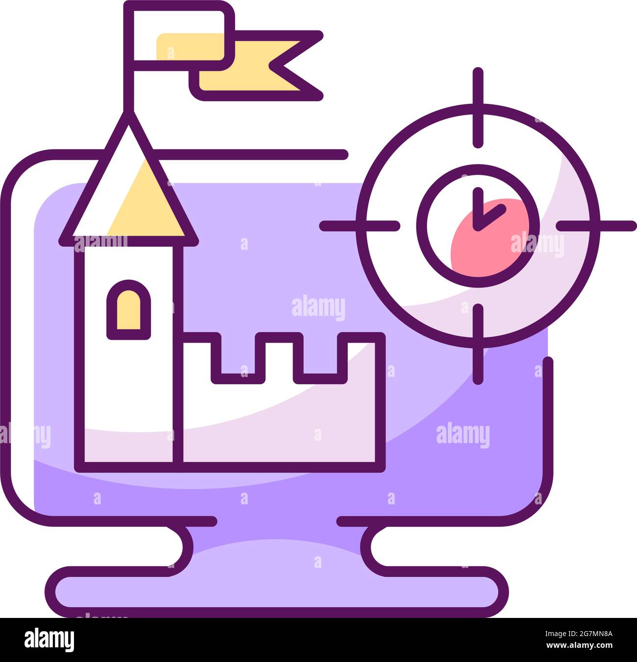 Real time strategy game RGB color icon Stock Vector Image & Art - Alamy