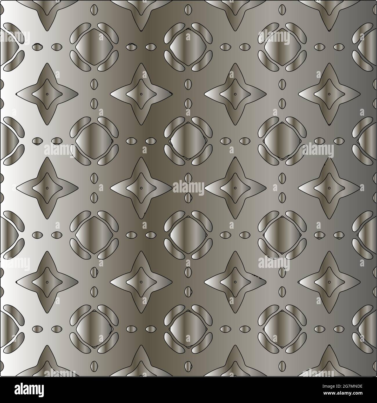 steel metallic gradient with a repeating pattern. Abstract metallic ...