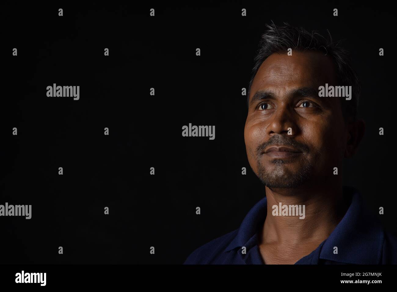 Black man thinking hard hi-res stock photography and images - Alamy