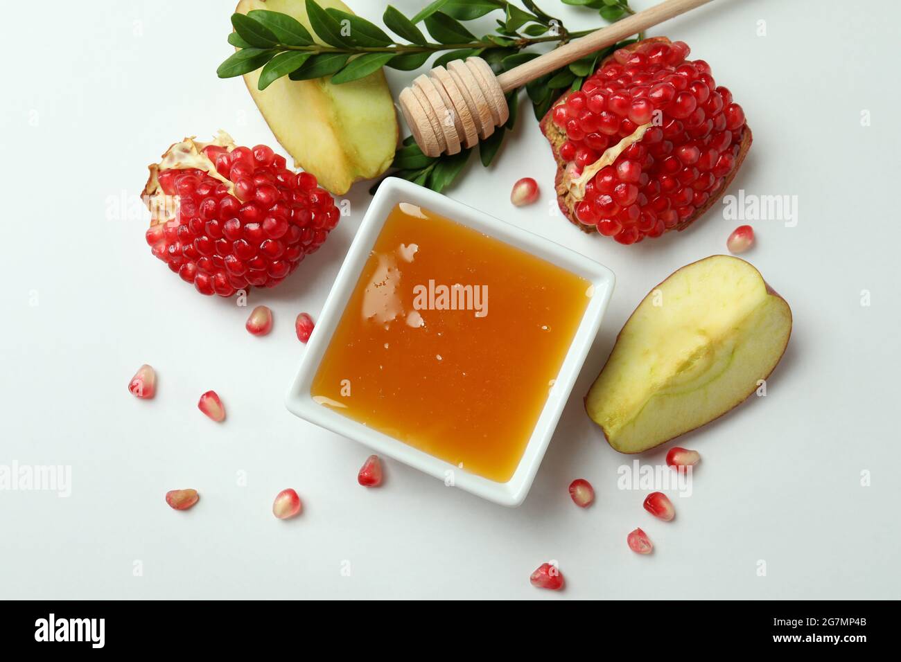 Concept of Jewish New Year Rosh Hashanah Stock Photo - Alamy
