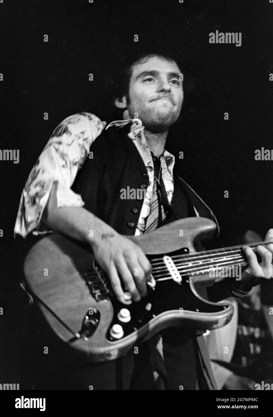 Nils Lofgren performs live in Amsterdam, Netherlands, 1975 (Photo by ...