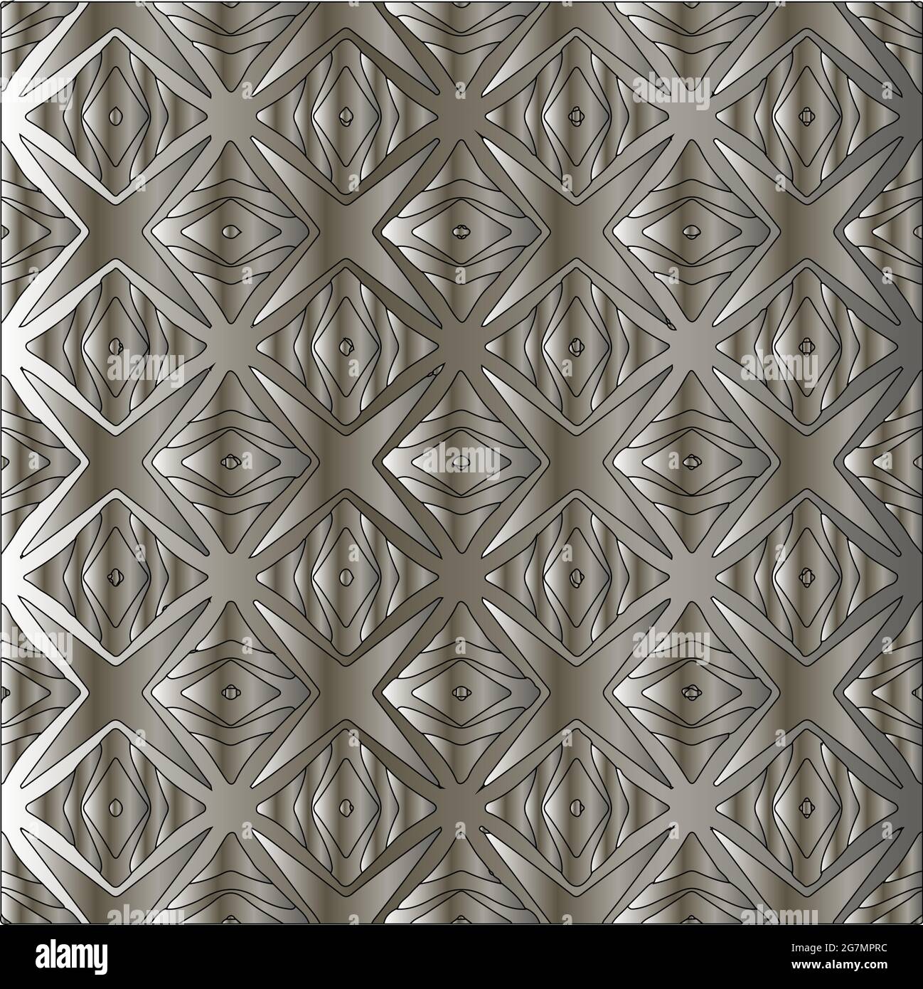 Steel Metallic Gradient With A Repeating Pattern Abstract Metallic Background Stock Vector