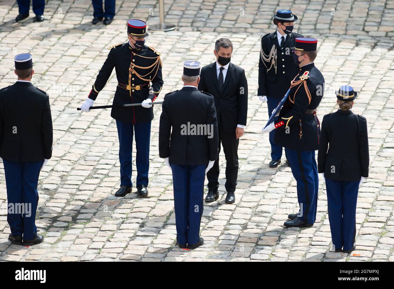 French Minister of Interior Gerald Darmanin during the Police and ...
