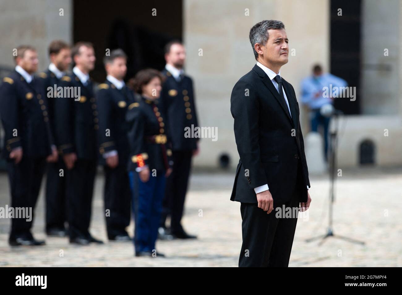 French Minister of Interior Gerald Darmanin during the Police and ...