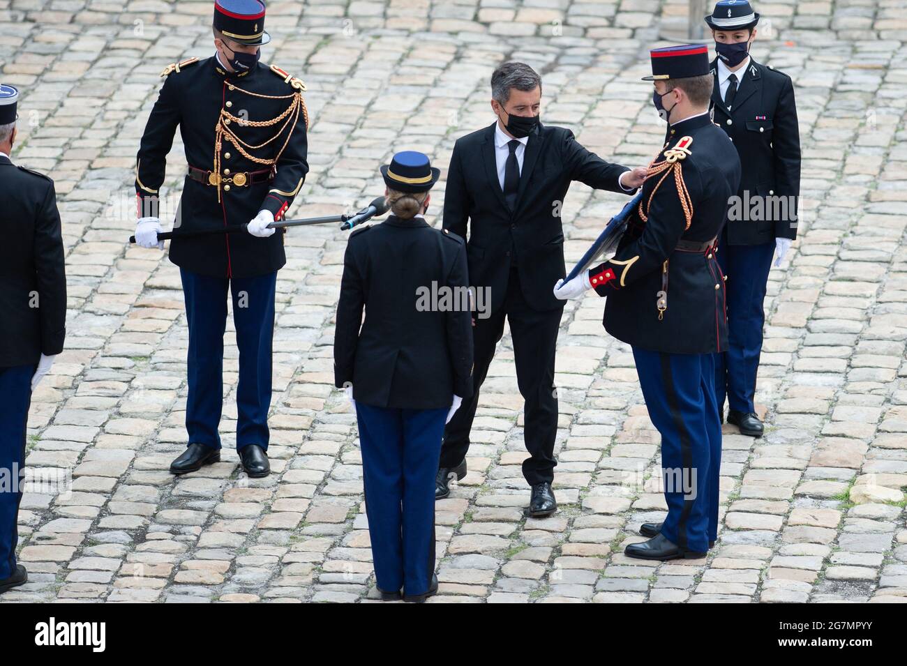 French Minister of Interior Gerald Darmanin during the Police and ...