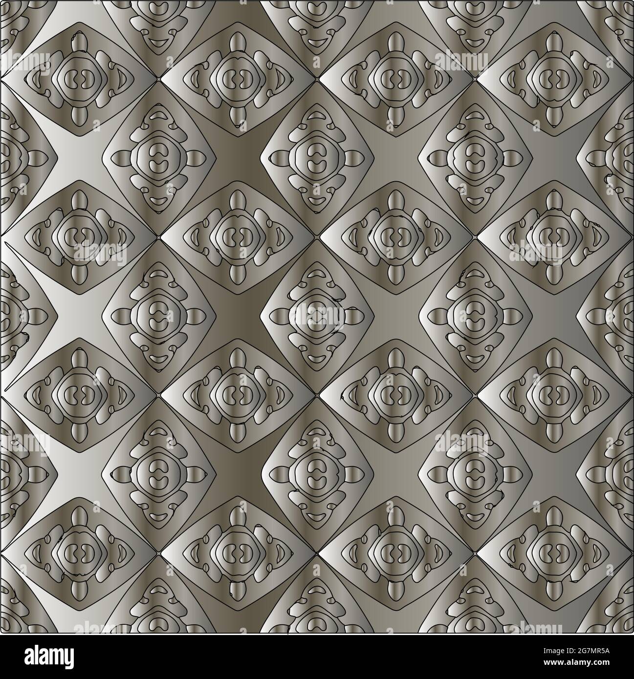 steel metallic gradient with a repeating pattern. Abstract metallic ...