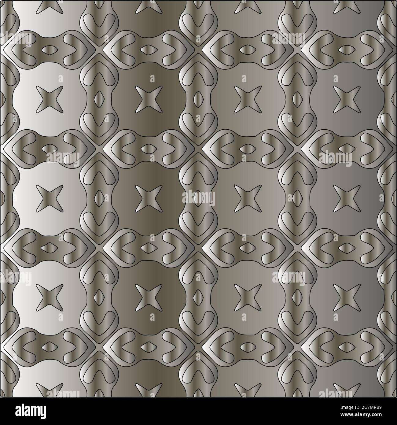 steel metallic gradient with a repeating pattern. Abstract metallic ...