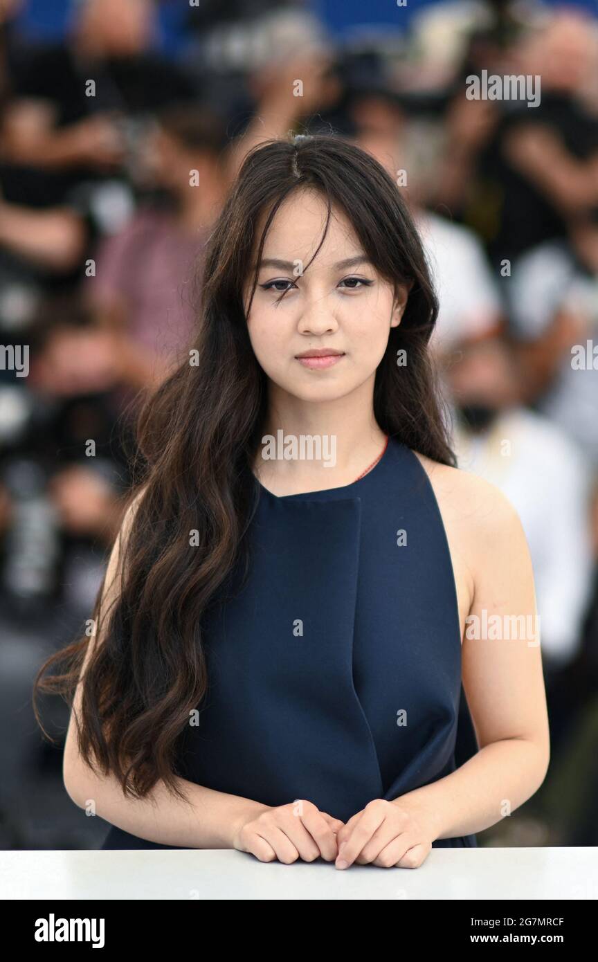 Lucie Zhang attending the Paris 13th Photocall as part of the 74th ...