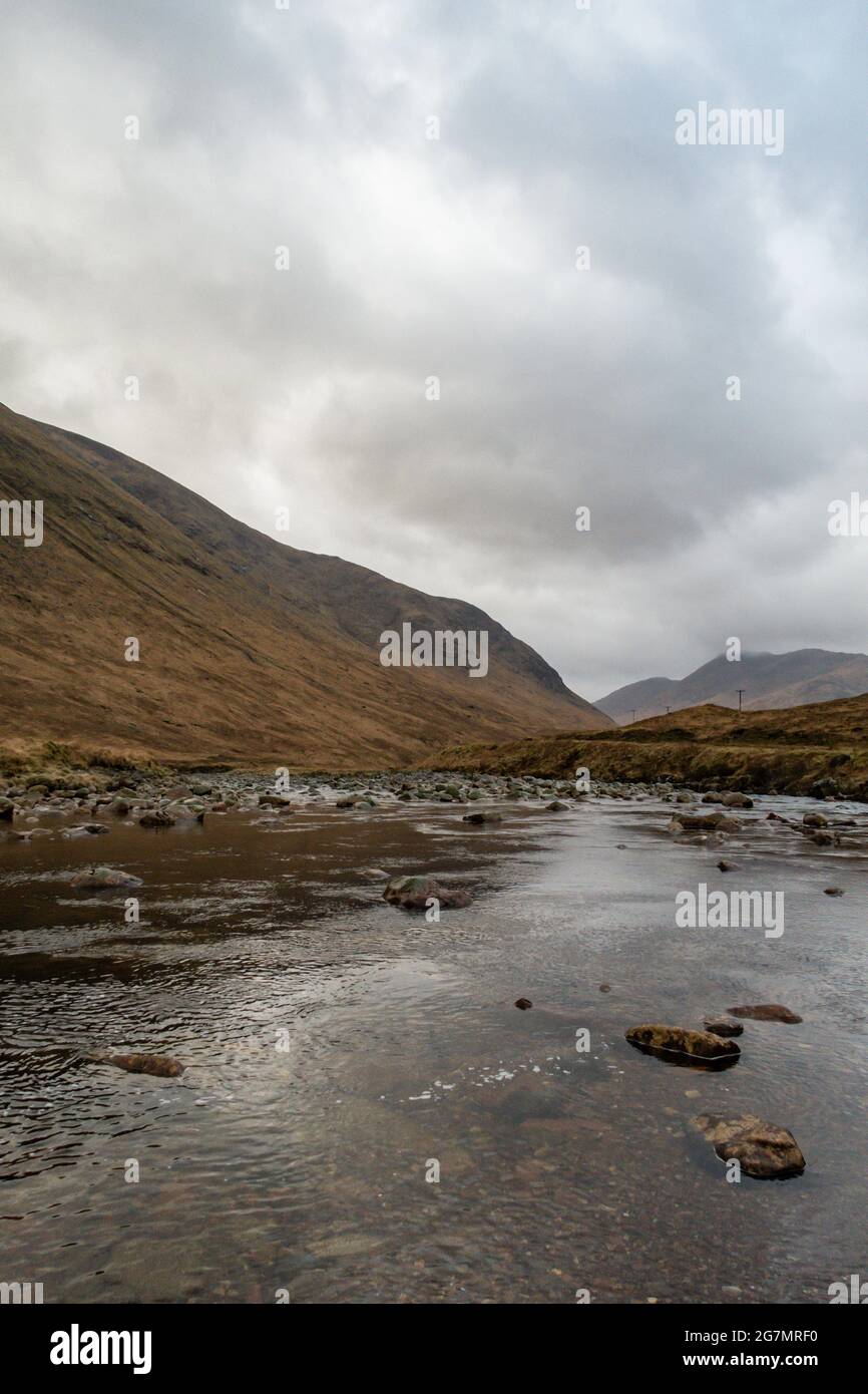 Scottish highlands scenic landscape nature autumn winter Stock Photo ...