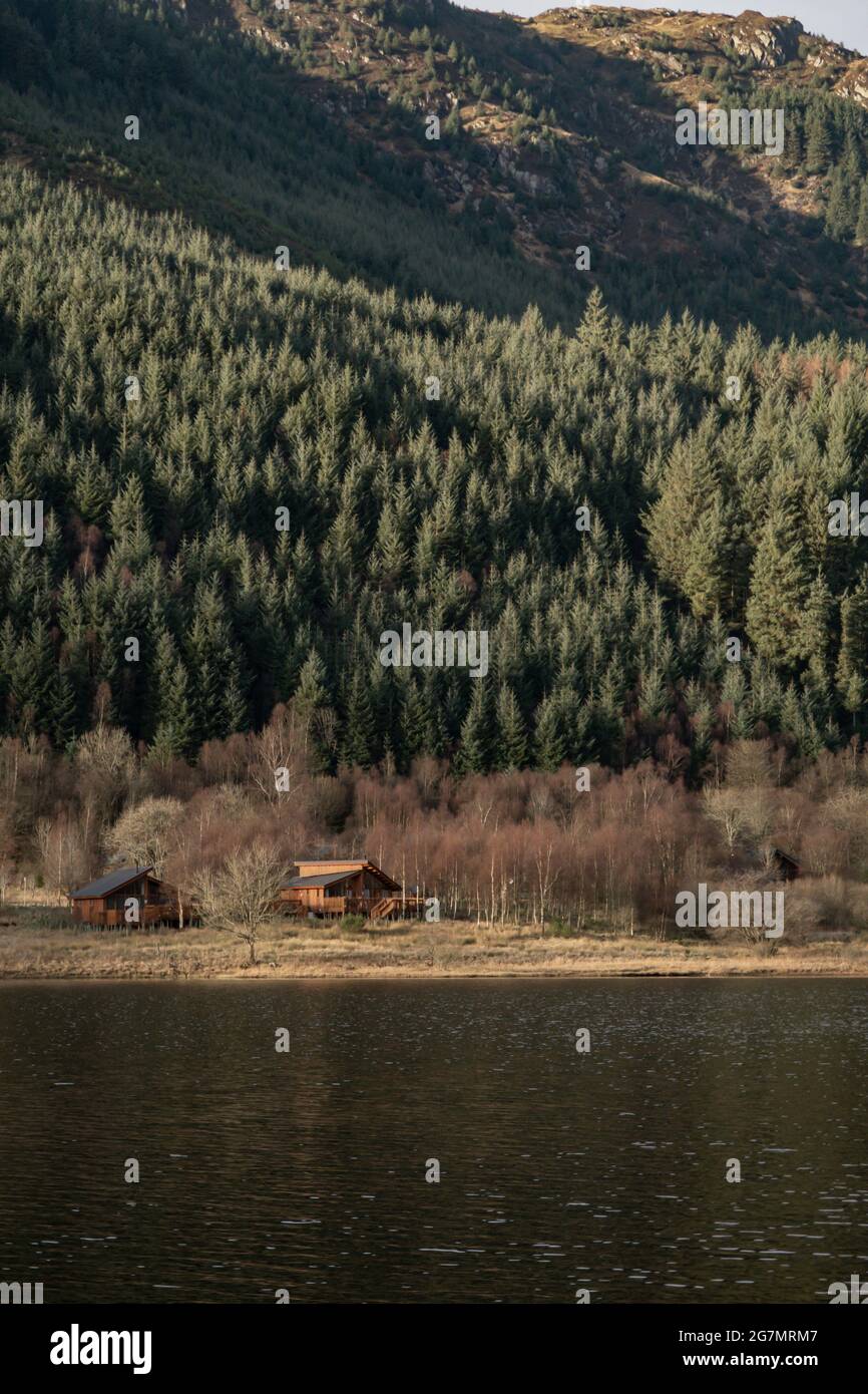 Scottish highlands scenic landscape nature autumn winter Stock Photo ...