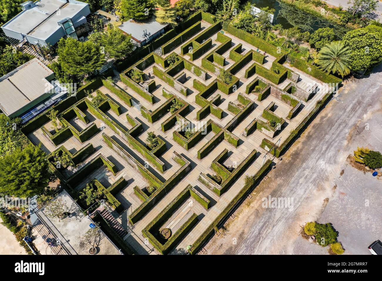 Secret Space Maze in Ratchaburi, Thailand, south east asia Stock Photo ...