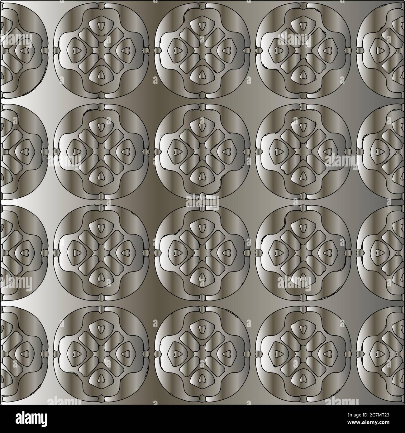 steel metallic gradient with a repeating pattern. Abstract metallic ...